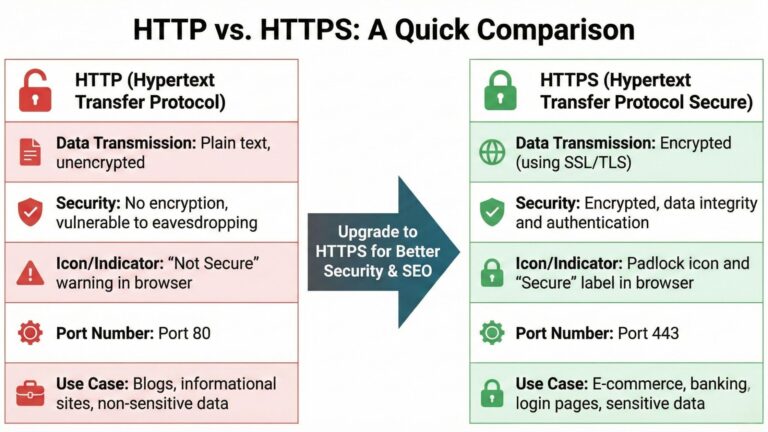 HTTP vs HTTPS: Differences, Security and SEO Impact Explained